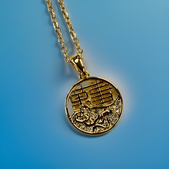Fifth Ave | Jewelry | Gold And Zircon Relief May All Go Well With You ...